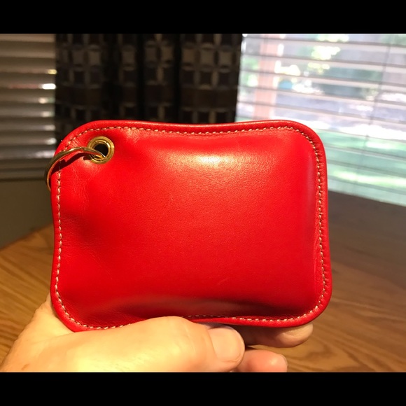 Coach | Accessories | Coach 941 Red Leather Bean Bag Paperweight | Poshmark